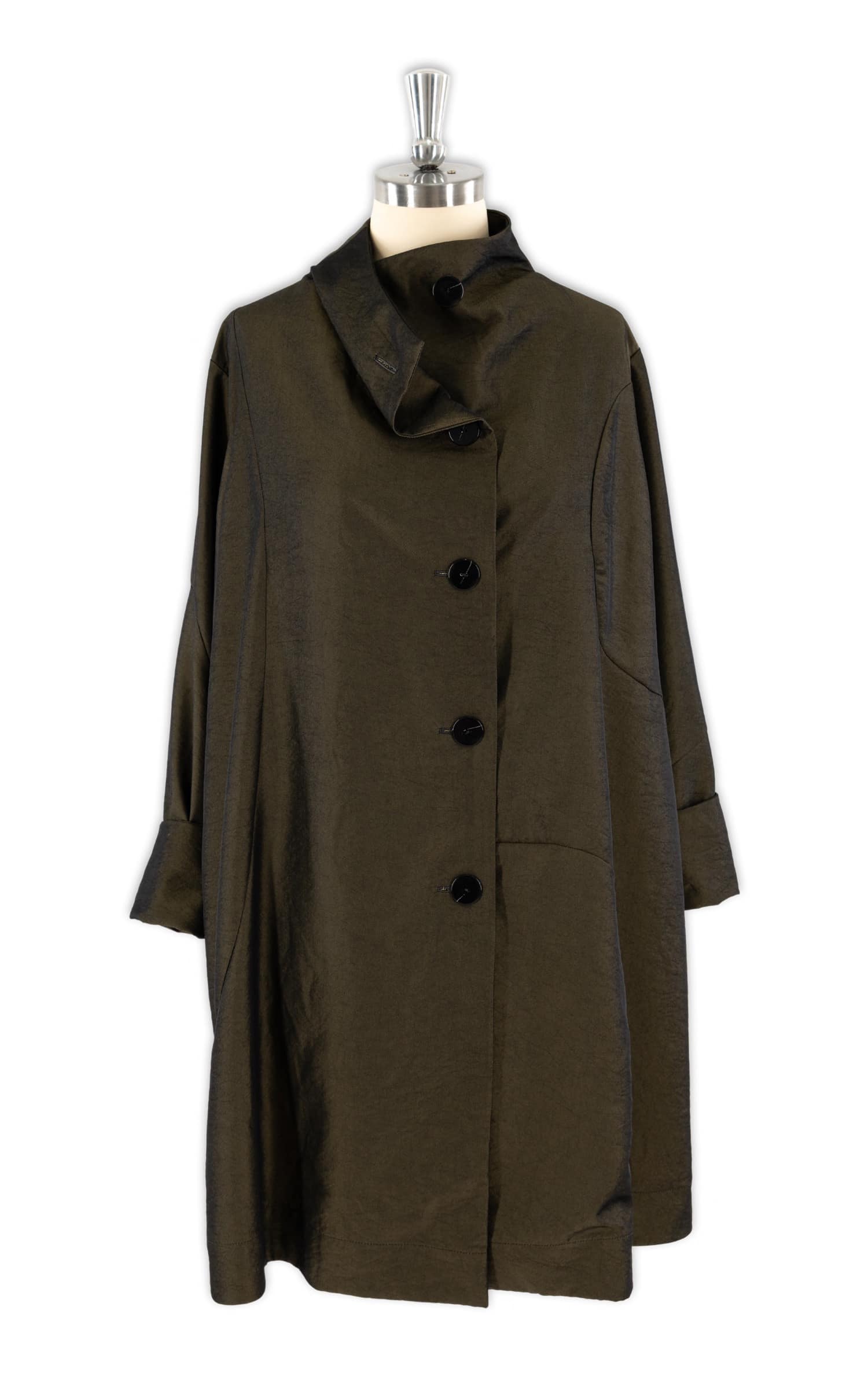 Shown above is Butterick 6919 made with Fir and Moss